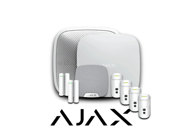 AJAX 6 ROOM HOME WIRELESS ALARM SECURITY STARTER KIT