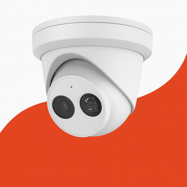 HIKVISION DS-2CD2343G2-IU 4MP ACUSENSE TURRET CAMERA WITH IR AND BUILT