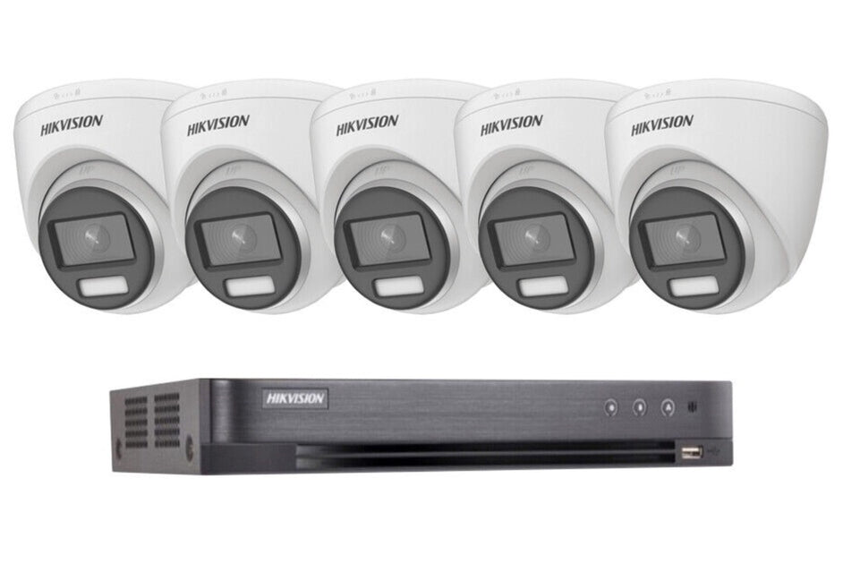 Hikvision ColorVu 8MP 4K POC CCTV Camera Kit | Turret Camera