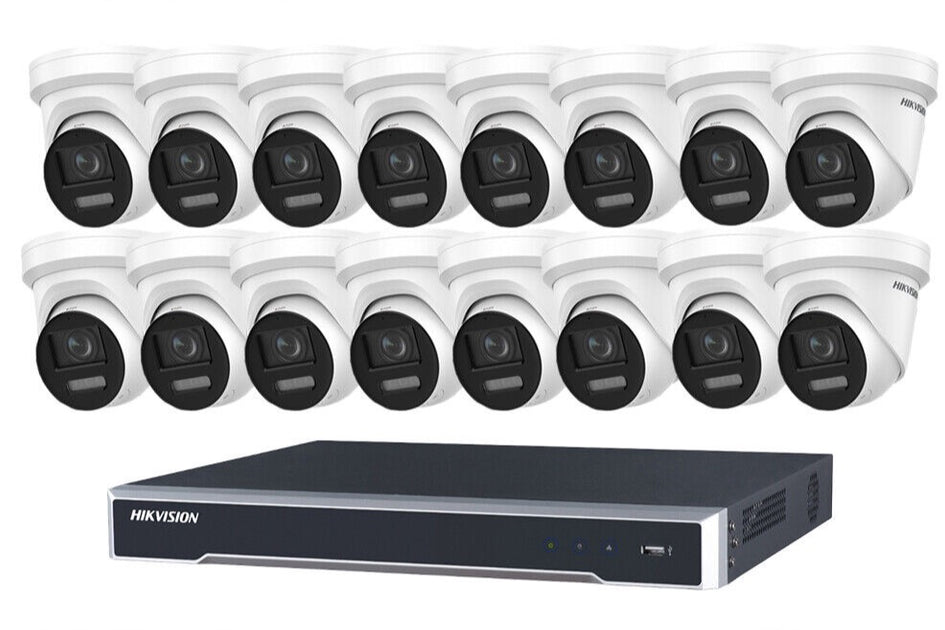 Hikvision 8MP ColorVu IP (White) CCTV Kit | CCTV Camera Kits